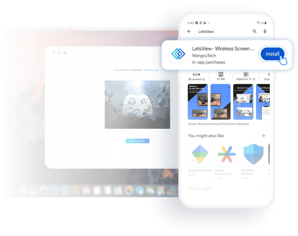 LetsView Free Screen Mirroring App